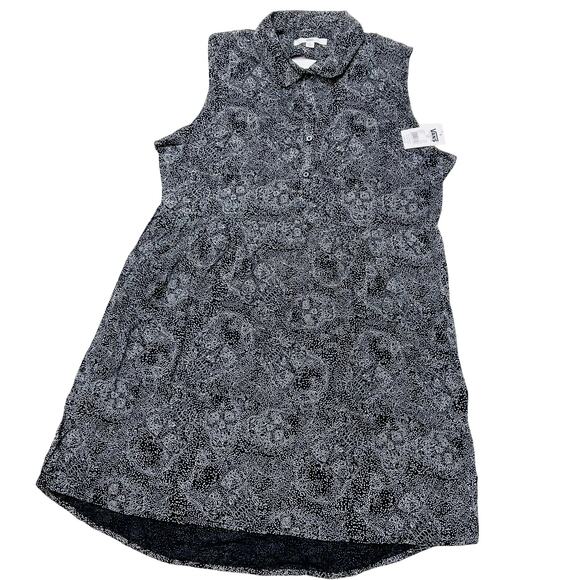 Vans | Dresses | Vans Montreal Dress Junior Large Hidden Skull Print ...